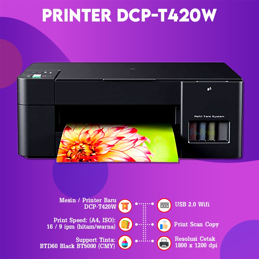 Jual FixPrint Printer Brother Inktank T426W DCP-T720DW T220 T520W T420W ...