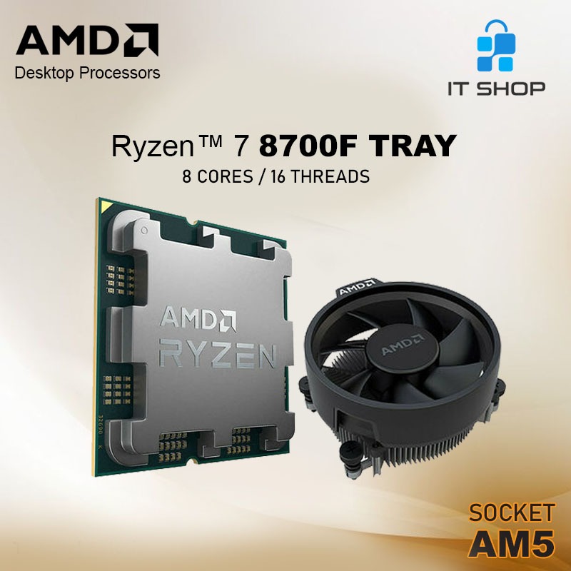 Jual Processor AMD AM5 Ryzen 7 8700F TRAY + Fan | Shopee Indonesia
