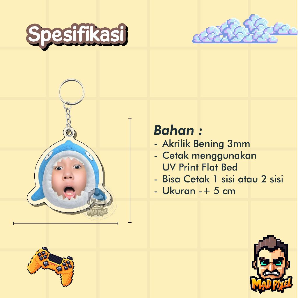 Jual Gantungan Kunci Ambalabu Akrilik / Acrylic KeyChain Meme | Shopee ...