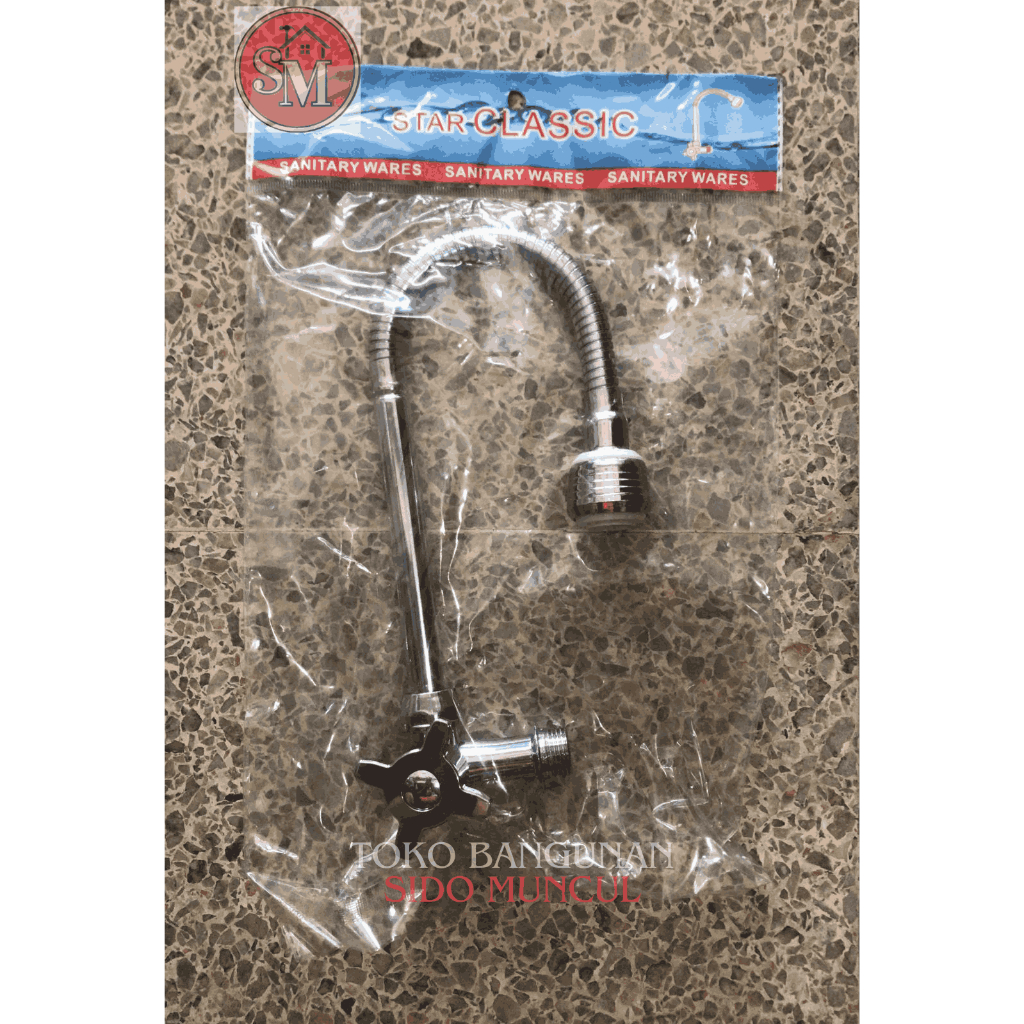 Jual Kran leher angsa fleksibel kemudi tembok Star classic | Shopee ...