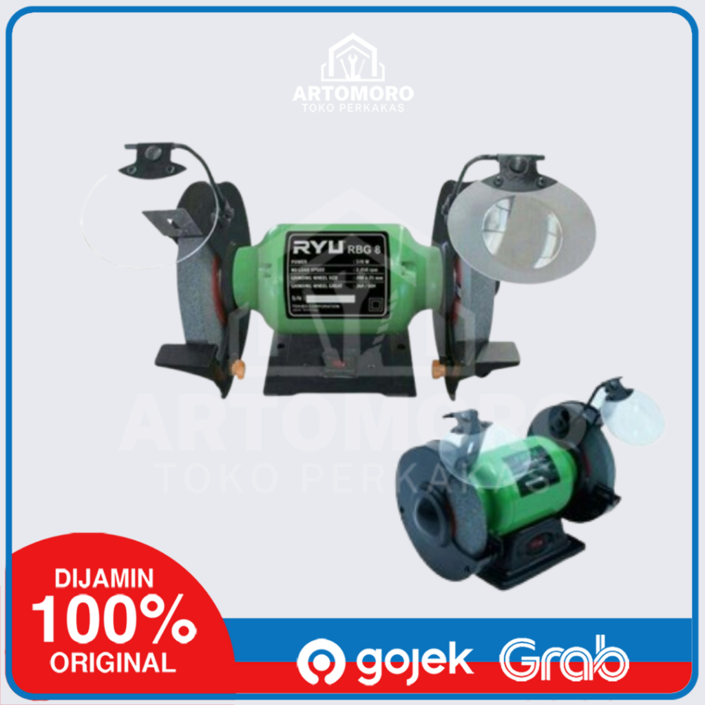 Jual Mesin Gerinda Duduk RBG 8 Inch Ryu - Alat Penggerindaan ...