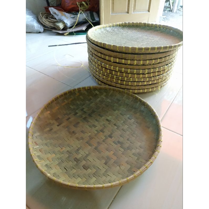 Jual pattapi beras/tampah beras/paddinging/anyaman bambu | Shopee Indonesia