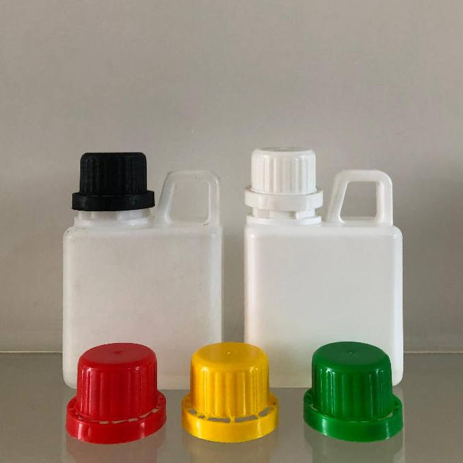 Jual Jerigen baru 250 ml kemasan oli wadah madu curigen hdpe 1/4 ml ...