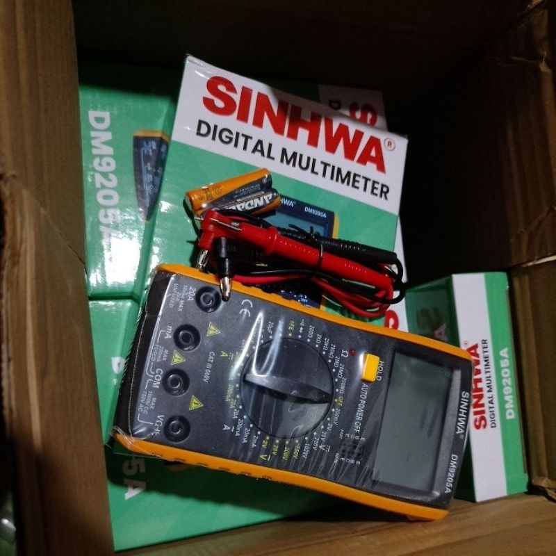 Jual multytester digital sinhwa DT9205A / DM9205A multimeter avo ...