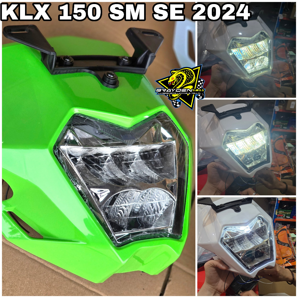 Jual LAMPU DEPAN KLX 2023 2024 / BATOK LAMPU KLX BF 150 SM SE / KEDOK ...