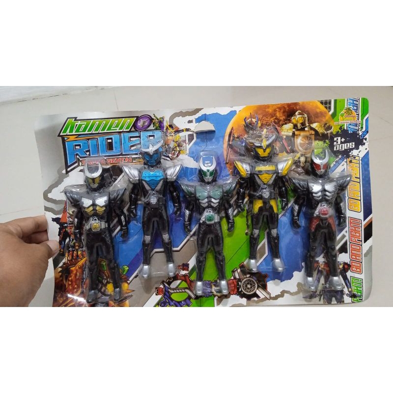 Jual Mainan Robot Kamen Rider isi 5 | Shopee Indonesia