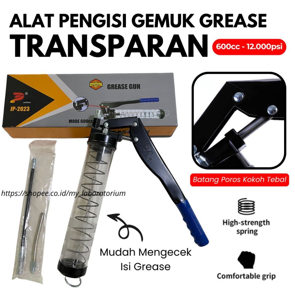 Jual Pompa Gemuk Grease Gun Untuk Kendaraan Traktor Mobil Universal ...