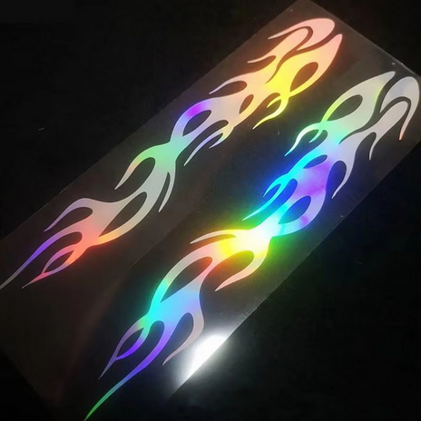 Jual Stiker Api Menyala Sticker Cutting Api Menyala Reflektif Untuk ...
