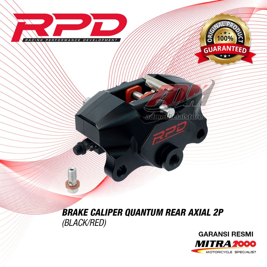 Jual RPD Kaliper Rem 2P Quantum Brake Caliper Rear Axial | Shopee Indonesia