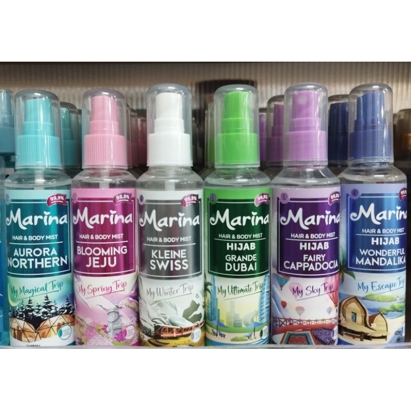Jual Marina Hair and Body Mist 100 ml | Shopee Indonesia