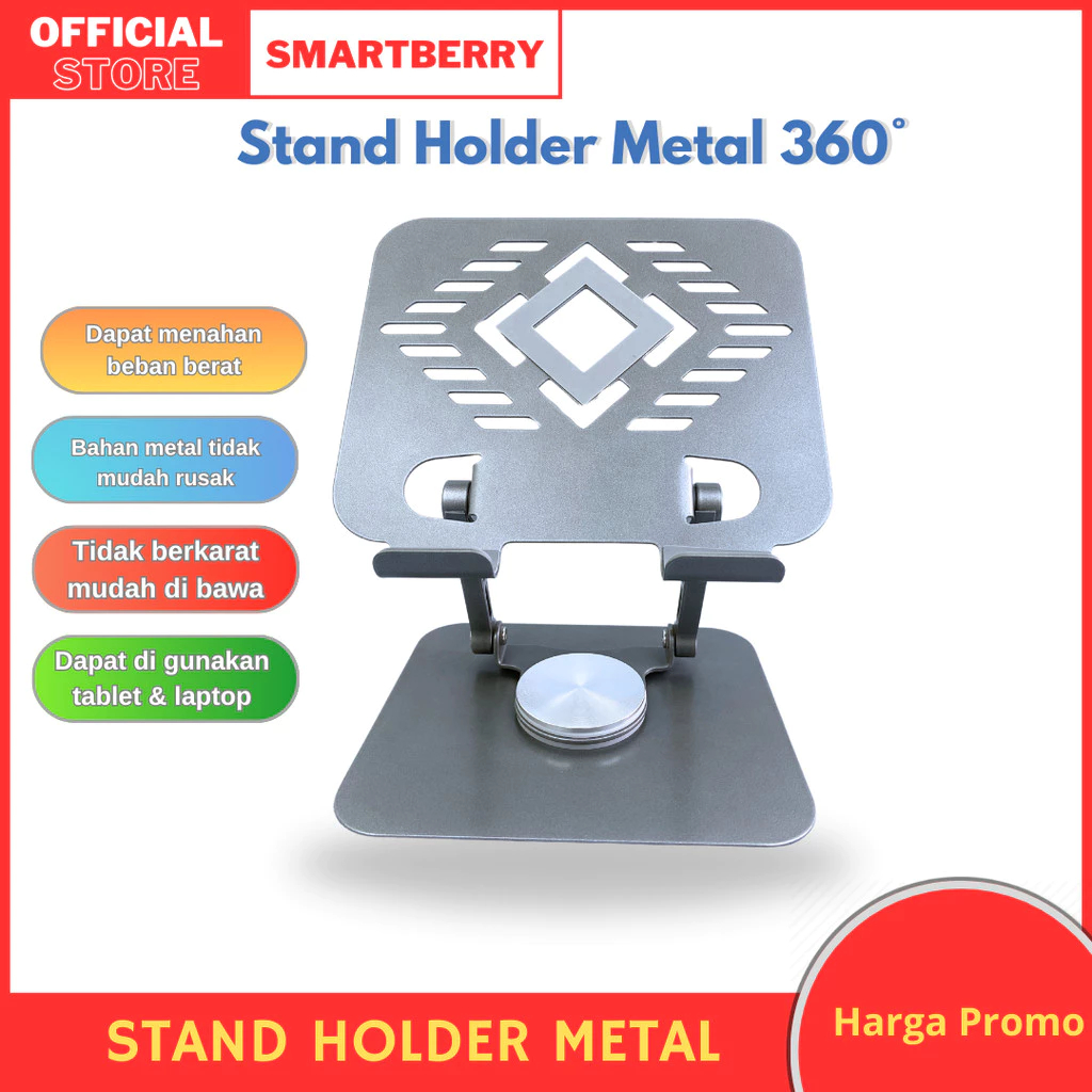 Jual Smartberry Rotary Tablet dan Laptop Stand Universal 360° Rotasi ...