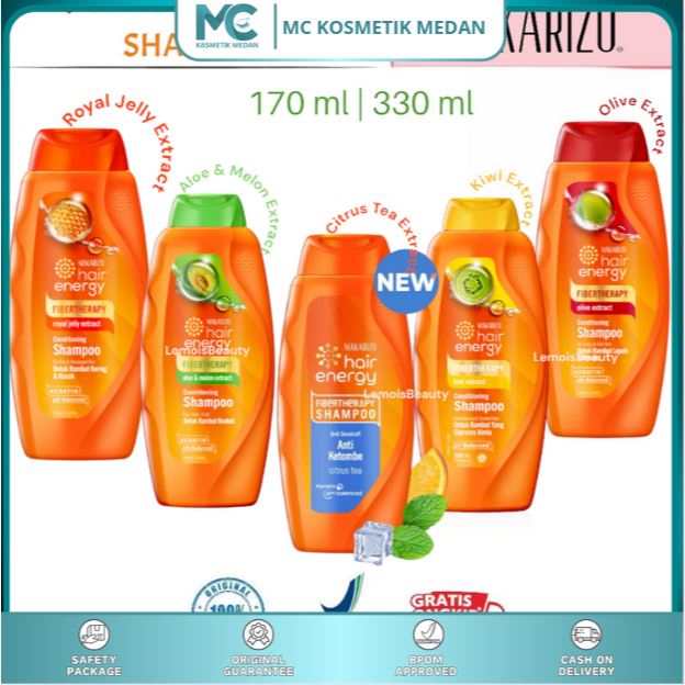 Jual MAKARIZO Hair Energy Shampoo Botol 170ml Shampo -Sampo Pembersih ...