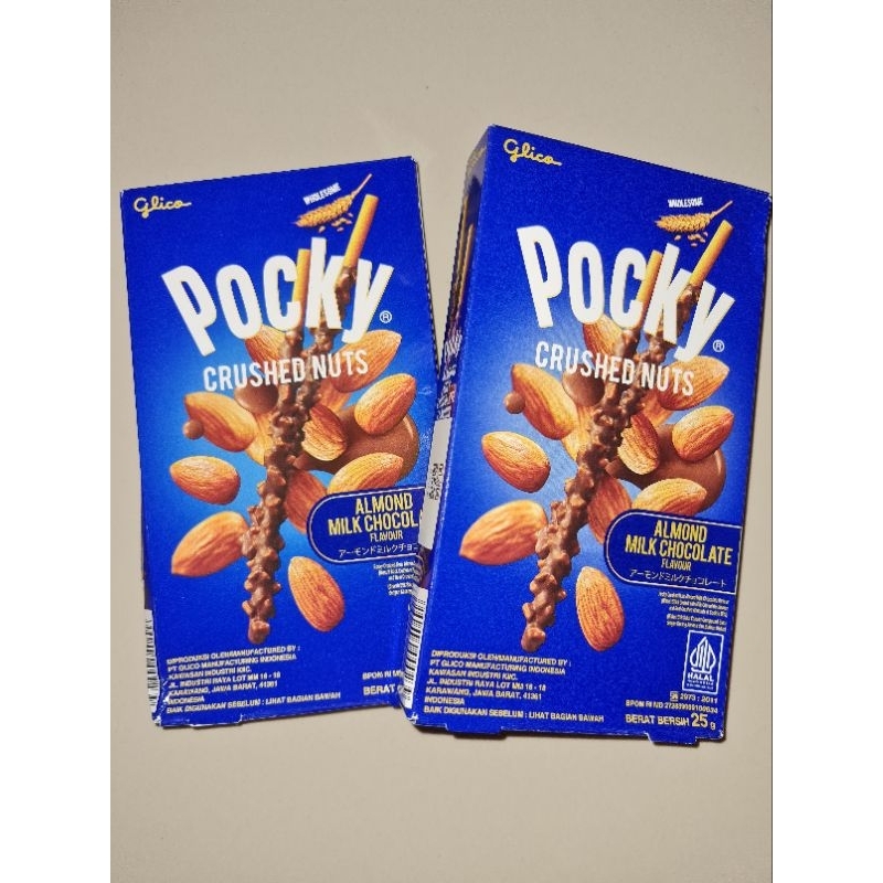 Jual Buy 1 get 1 Glico Pocky Crushed Nuts Almond Milk Chocolate ...