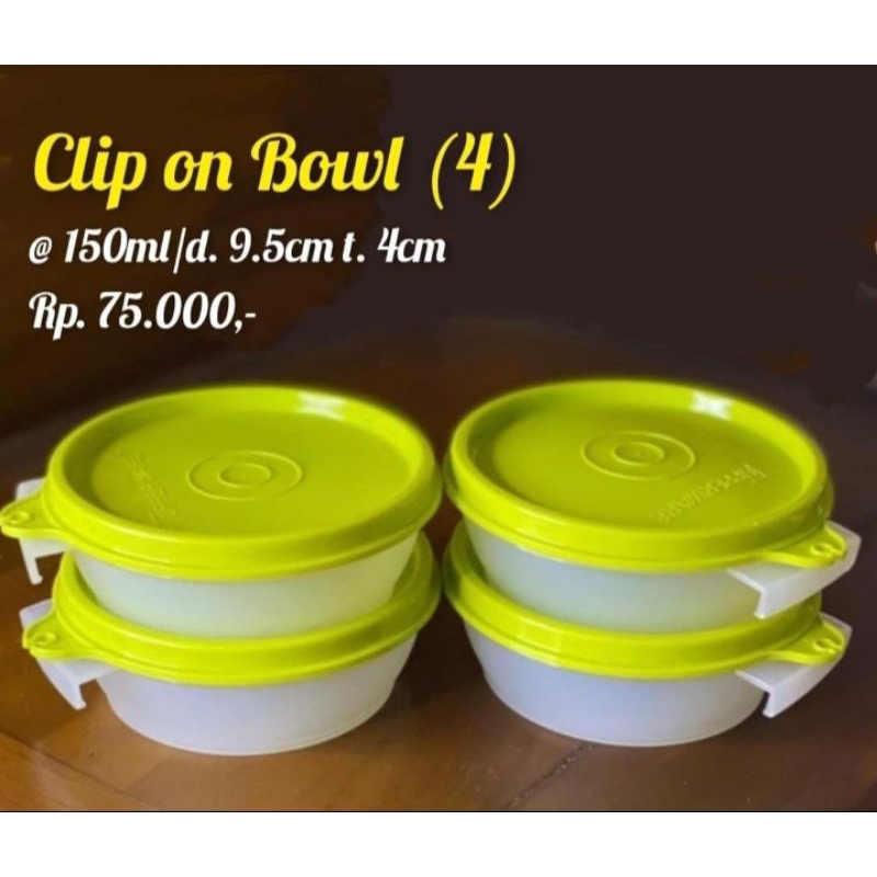 Jual Tupperware PROMO Clip on bowl | Shopee Indonesia