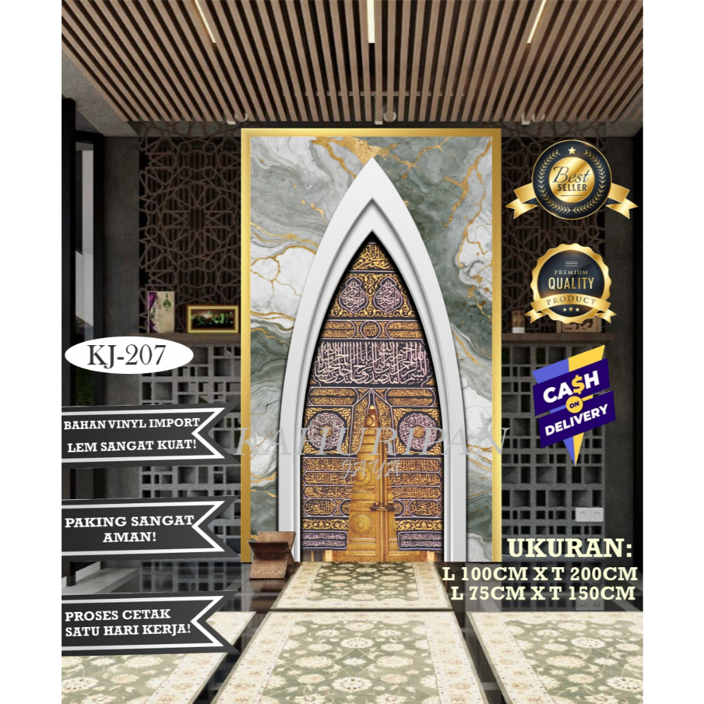 Jual PROMO!!! Mihrab Mushola Rumah - Sticker Mihrab Mushola Rumah ...