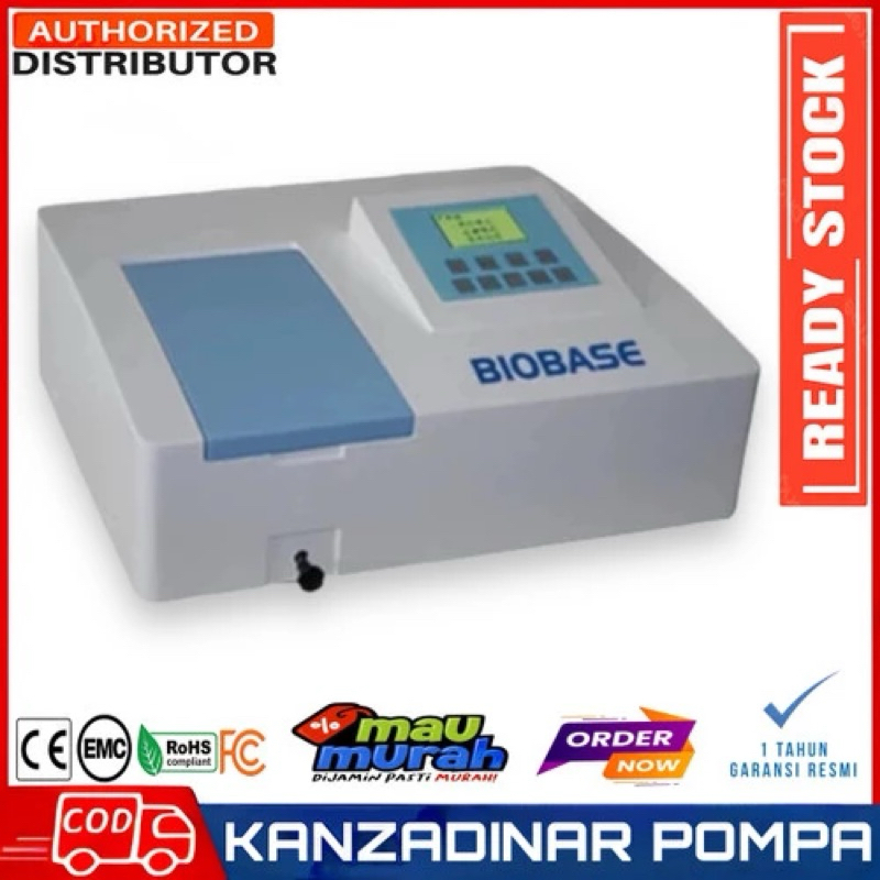 Jual Biobase BK-UV1000 Single Beam UV/VIS Lab Spectrophotometer 200-1020nm | Shopee Indonesia