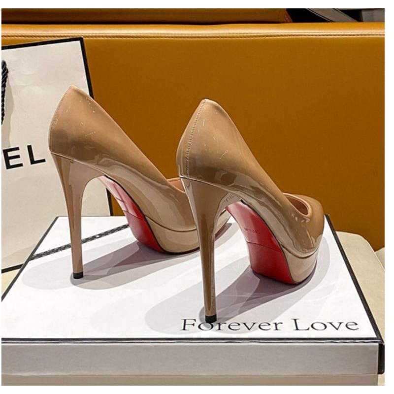 Jual GLOSSY HEELS WANITA HAK RUNCING | Shopee Indonesia