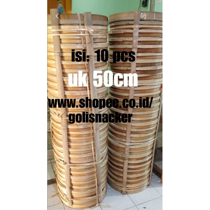 Jual Tampah Bambu ukuran Diameter 50 cm isi 10 pcs | Shopee Indonesia