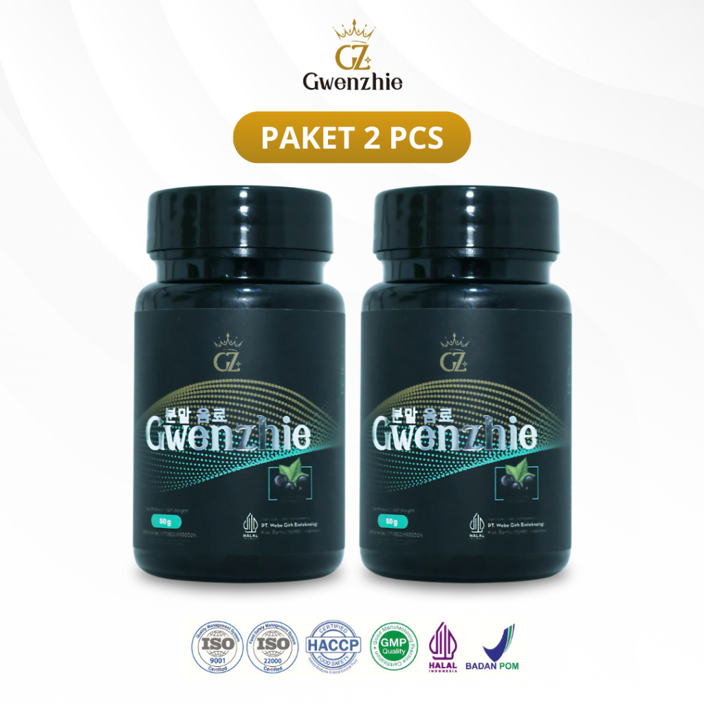 Jual Paket 2 Botol Collagen Drink Gwenzhie Minuman Kolagen Rasa ...
