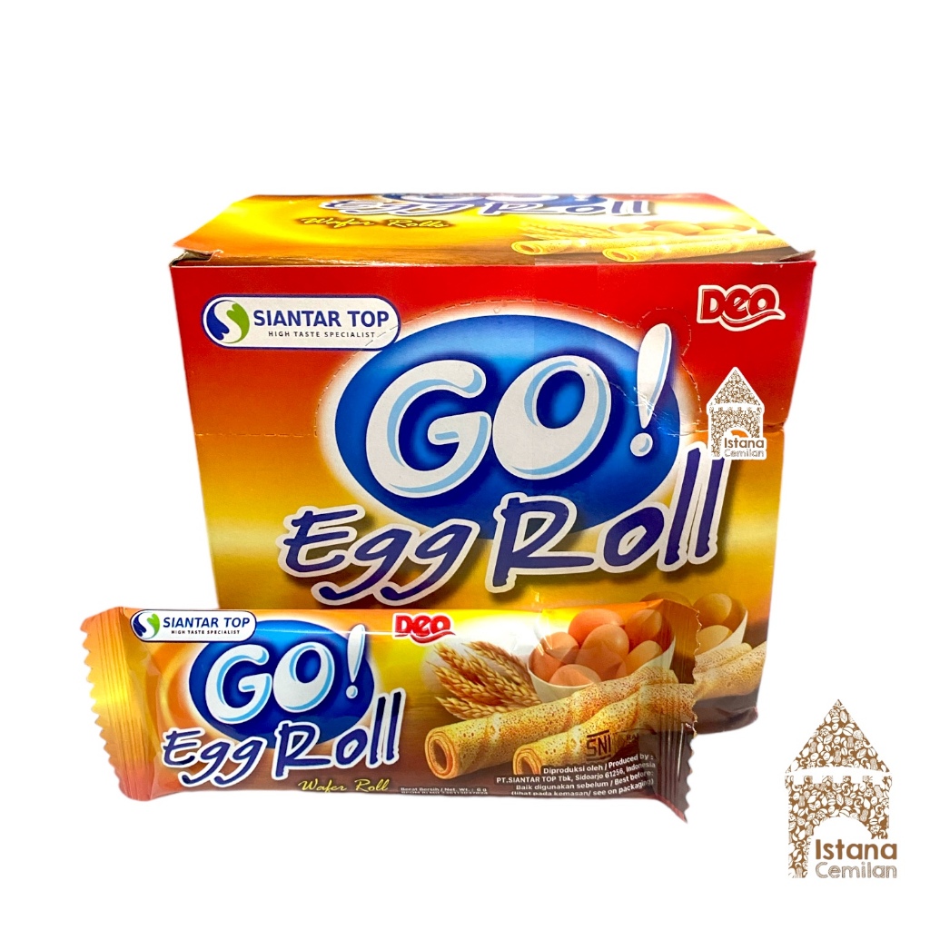 Jual Go Egg Roll Wafer Roll Isi 24 Pcs | Shopee Indonesia