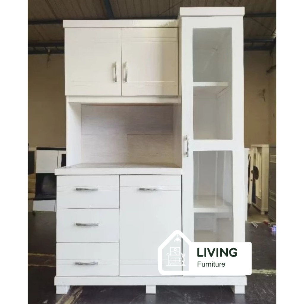 Jual Lemari sayur / rak piring kayu / rak dapur / kitchen cabinet / rak ...