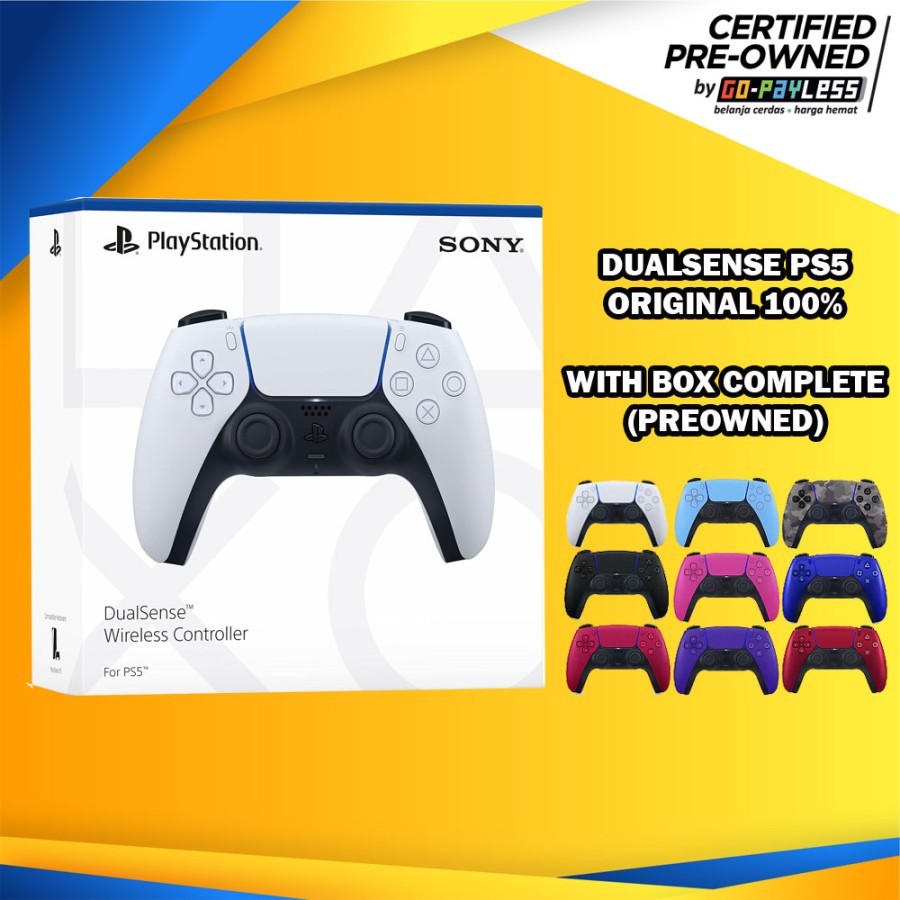 Jual Stik PS5 Dualsense PS5 Original With Box (Preowned) | Shopee Indonesia