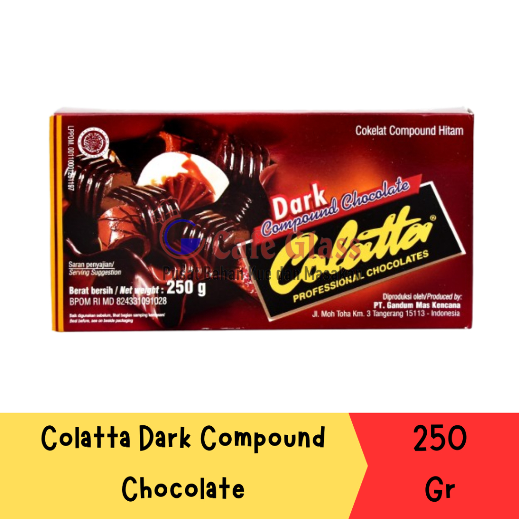 Jual Colatta Dark Chocolate Compound 250g | Shopee Indonesia