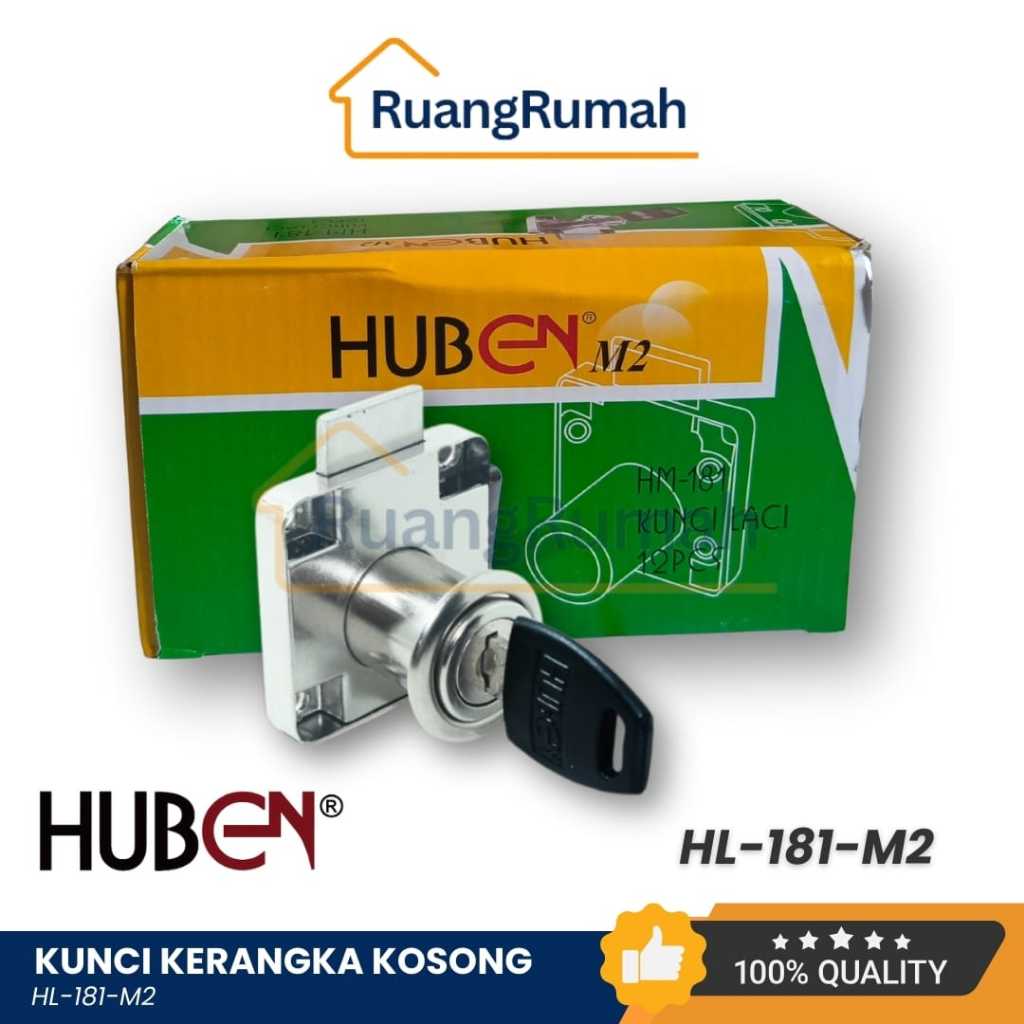 Jual Kunci Laci Lemari Meja Drawer Lock 19mm HUBEN HM-181-M2 | Shopee Indonesia