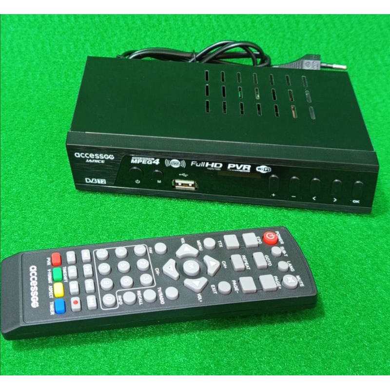 Jual Set Top Box/ STB DVB-T2 Wifi accessGO, Body full Metal | Shopee ...