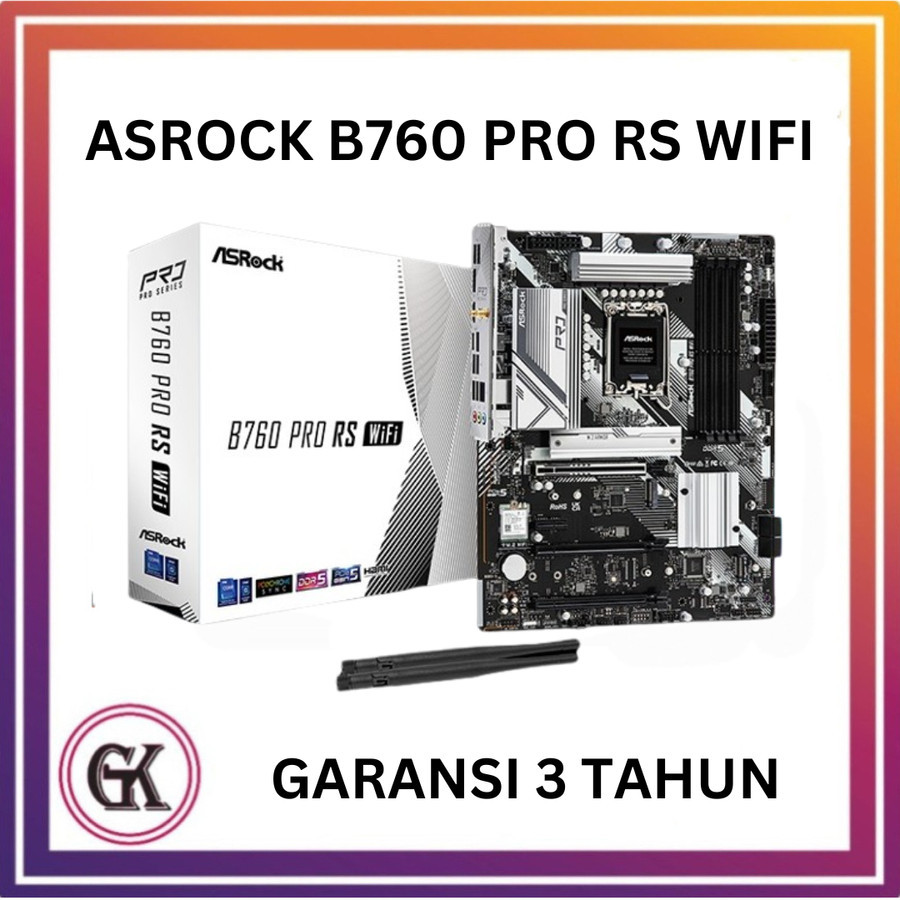 Jual MOTHERBOARD ASROCK B760 PRO RS WIFI | Shopee Indonesia