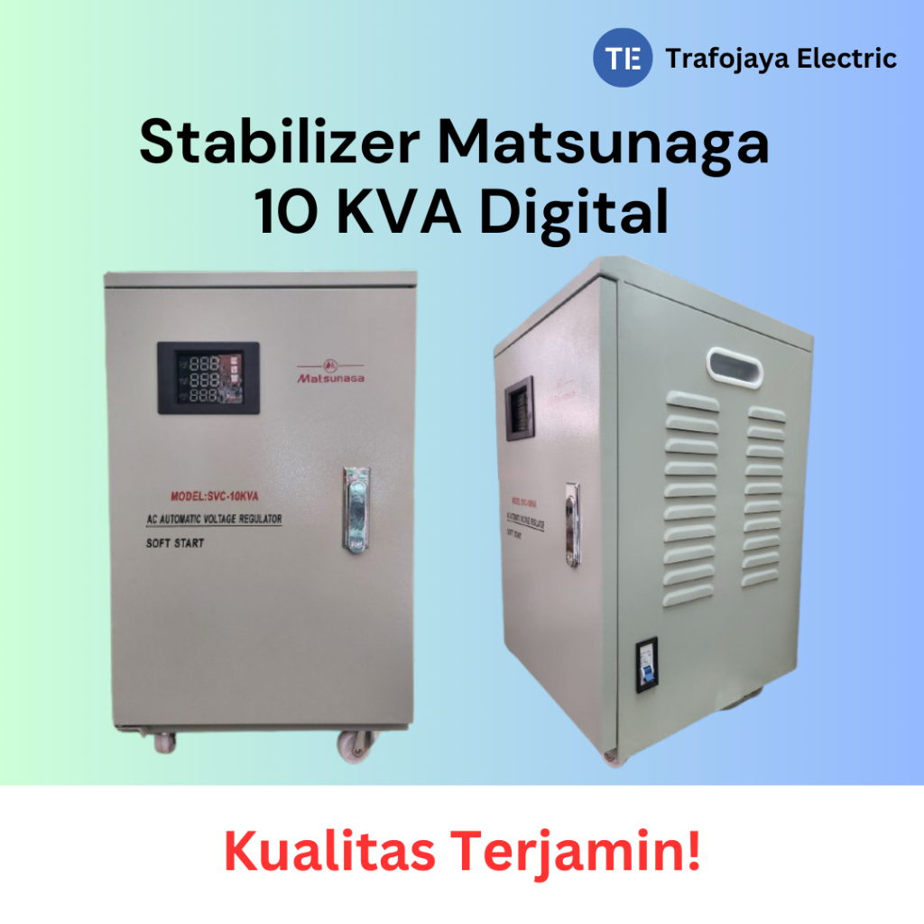 Jual Stabilizer Matsunaga 10 KVA / SVC-10KVA Automatic Voltage Regulator DIGITAL | Shopee Indonesia