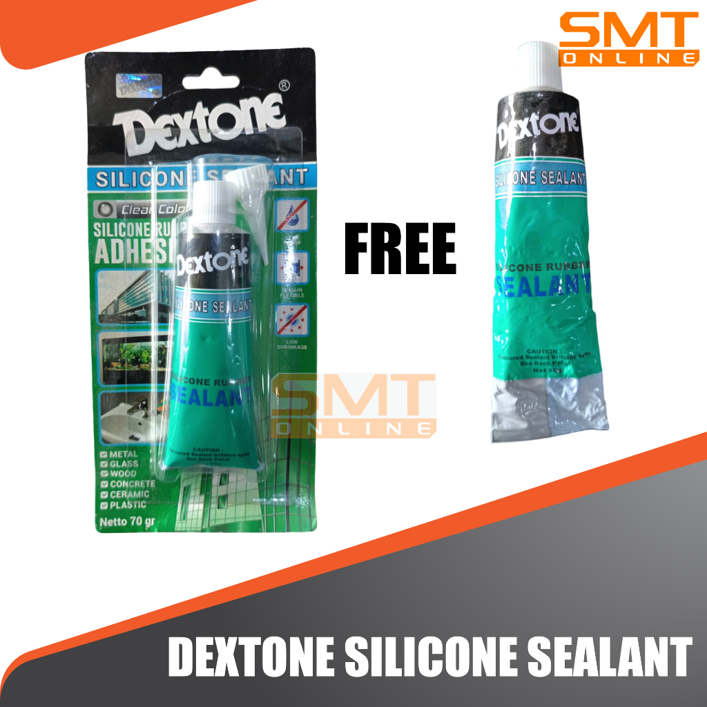 Jual Lem Kaca / Akuarium / Lem Silicone Adhesive DEXTONE Bening ...