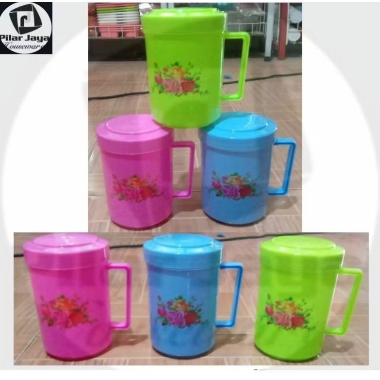Jual Mug Tutup/Gelas Tutup Plastik Ukuran Jumbo | Shopee Indonesia