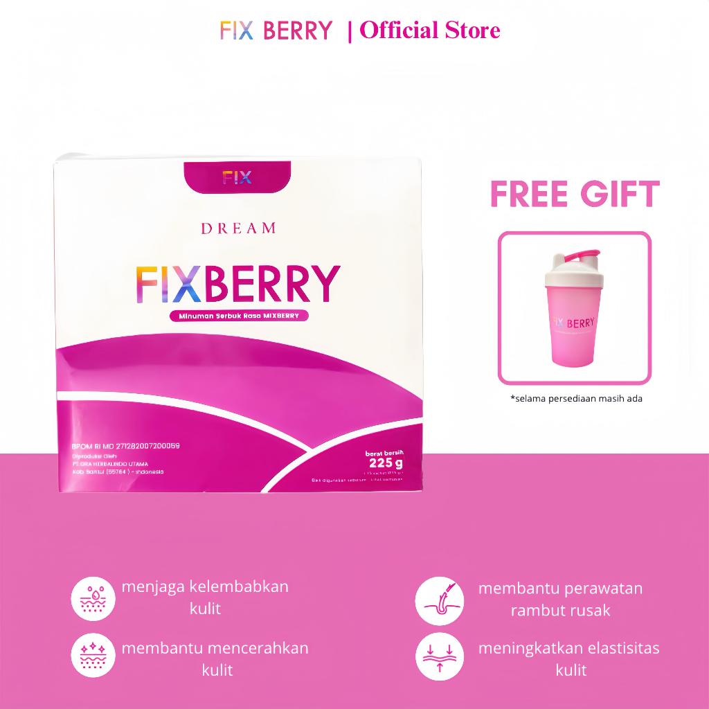 Jual FIXBERRY Collagen Drink - FixBerry Minuman Serbuk Rasa Mix Berry - Minuman collagen ...