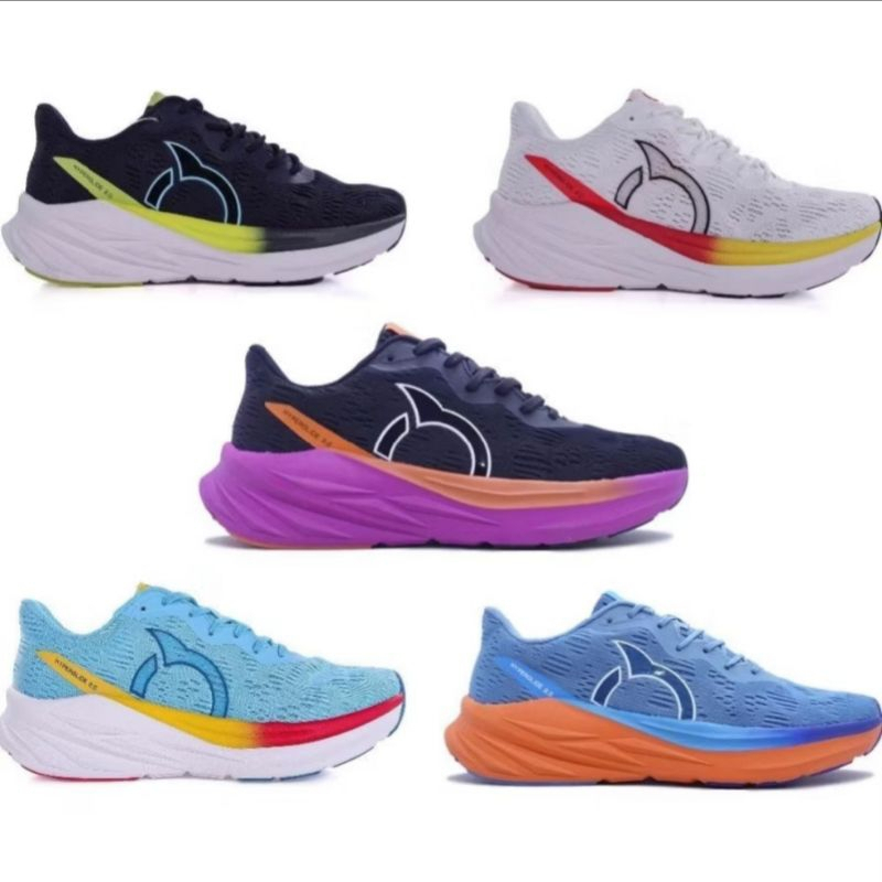 Jual Ortuseight Sepatu Running Hyperglide 2.0 white blue sol white Wave ...