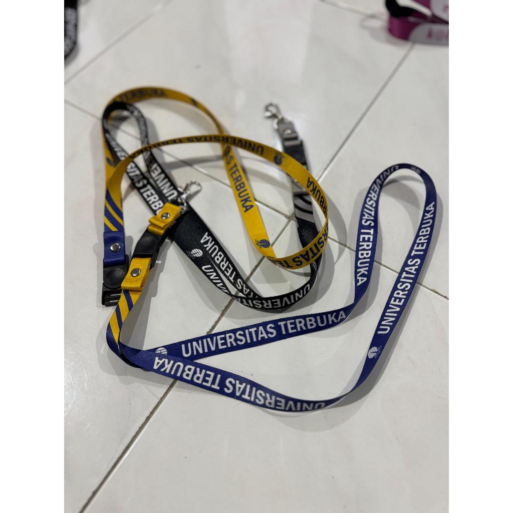 Jual Lanyard Universitas Terbuka / Lanyard UT / Lanyar 1,5 cm & 2cm ...