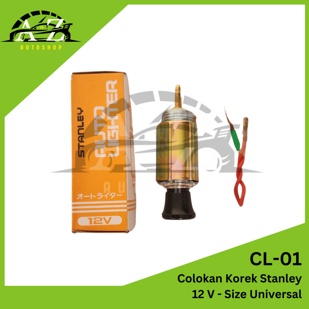 Jual COLOKAN KOREK 12V 24V AUTO LIGHTER STANLEY PEMATIK API MOBIL ...