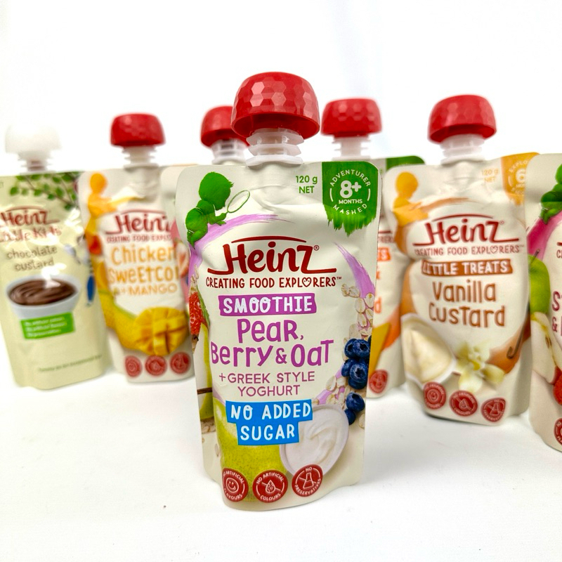 Jual HEINZ Creating Food Explorers Smoothie Pear, Berry and Oat (8 ...