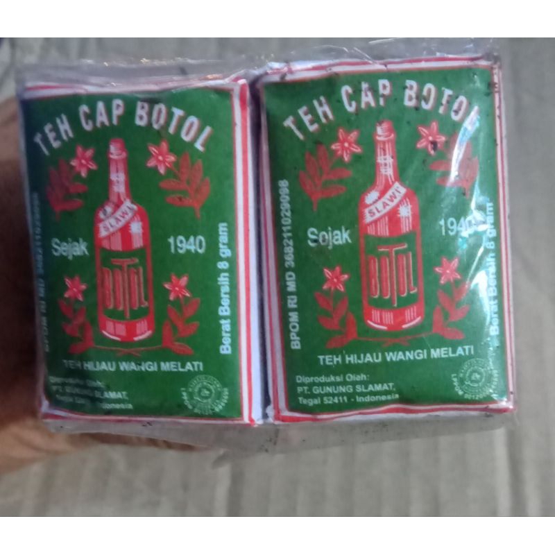 Jual Teh Cap Botol Hijau Kecil isi 10 pcs | Shopee Indonesia