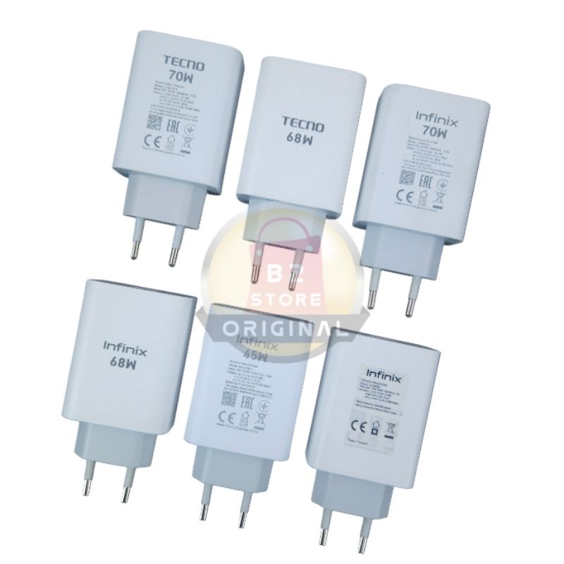 Jual POWER ADAPTER CHARGER INFINIX 33W - 45W - 68W - 70W / TECNO 33W ...