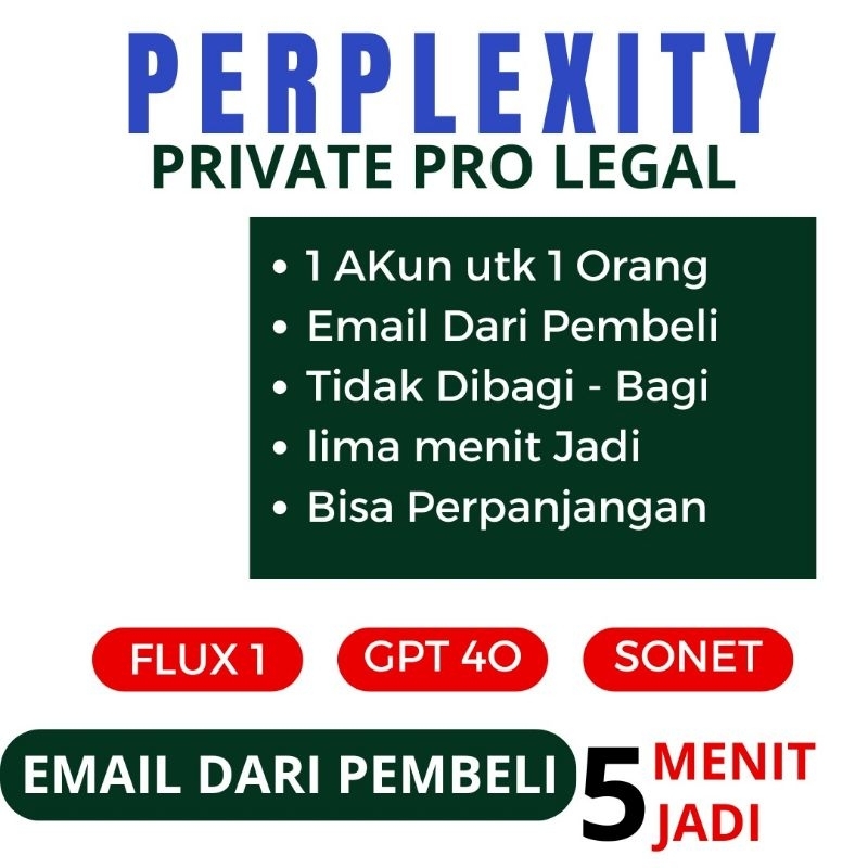 Jual PERPLEXITY PRO 1 BULAN 1 TAHUN PRIVATE BISA EMAILSENDIRI | Shopee ...