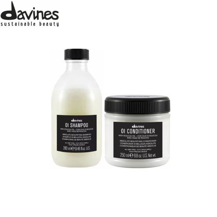 Jual Davines Oi Shampoo 280ml + Davines Oi Conditioner 250ml | Shopee Indonesia