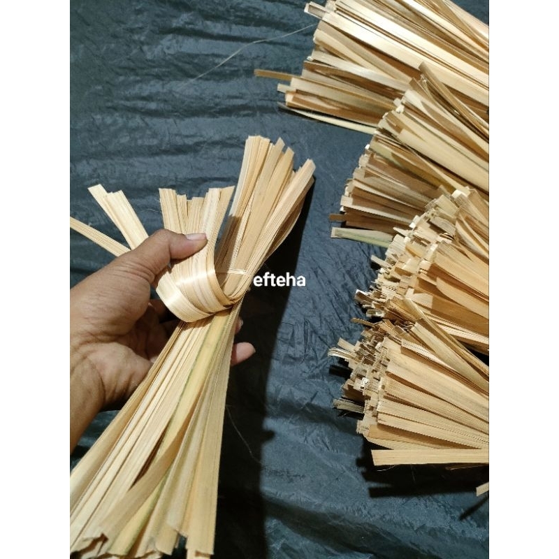 Jual Iratan Bambu P.20 - P.66 CM isi =100 pcs (L.1 cm T.0,3mm P.66 cm ...