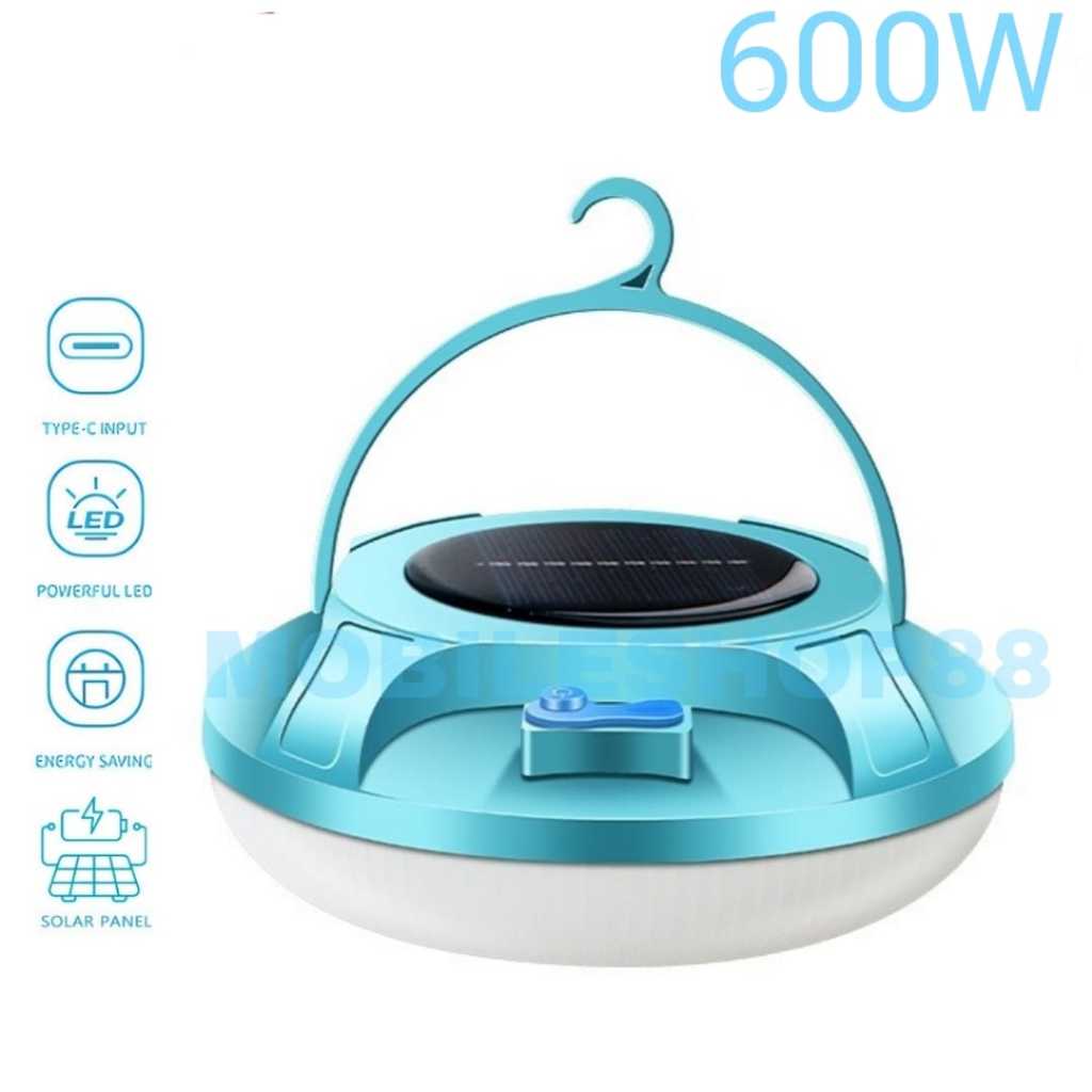 Jual LAMPU EMERGENCY MAXPOWER UFO GANTUNG SOLAR PANEL - LAMPU CAMPING - WATERPROOF IPX6 - TAHAN ...