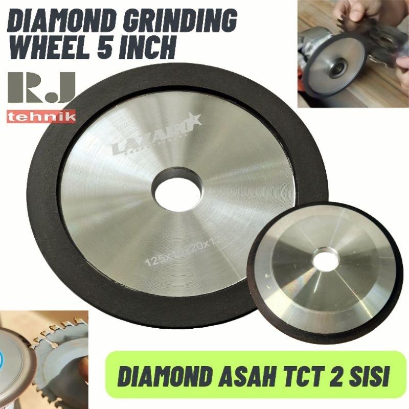 Jual Batu Asah 5" inch TCT 2 sisi Diamond Grinding Wheel Double ...