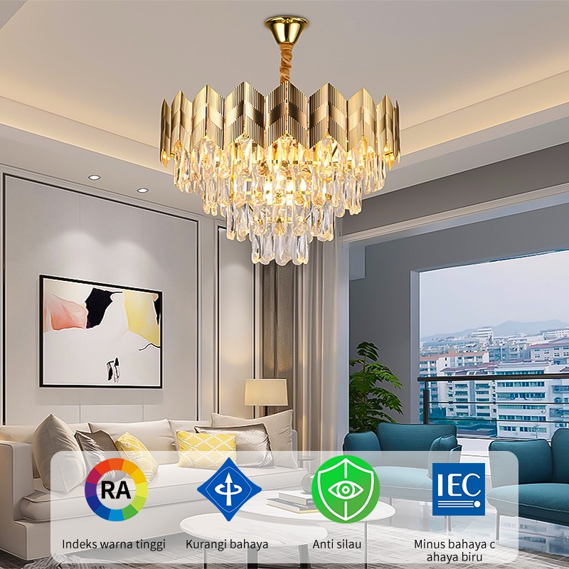 Jual Lampu gantung ruang tamu rumah tangga duplex - Lampu hall dengan ...