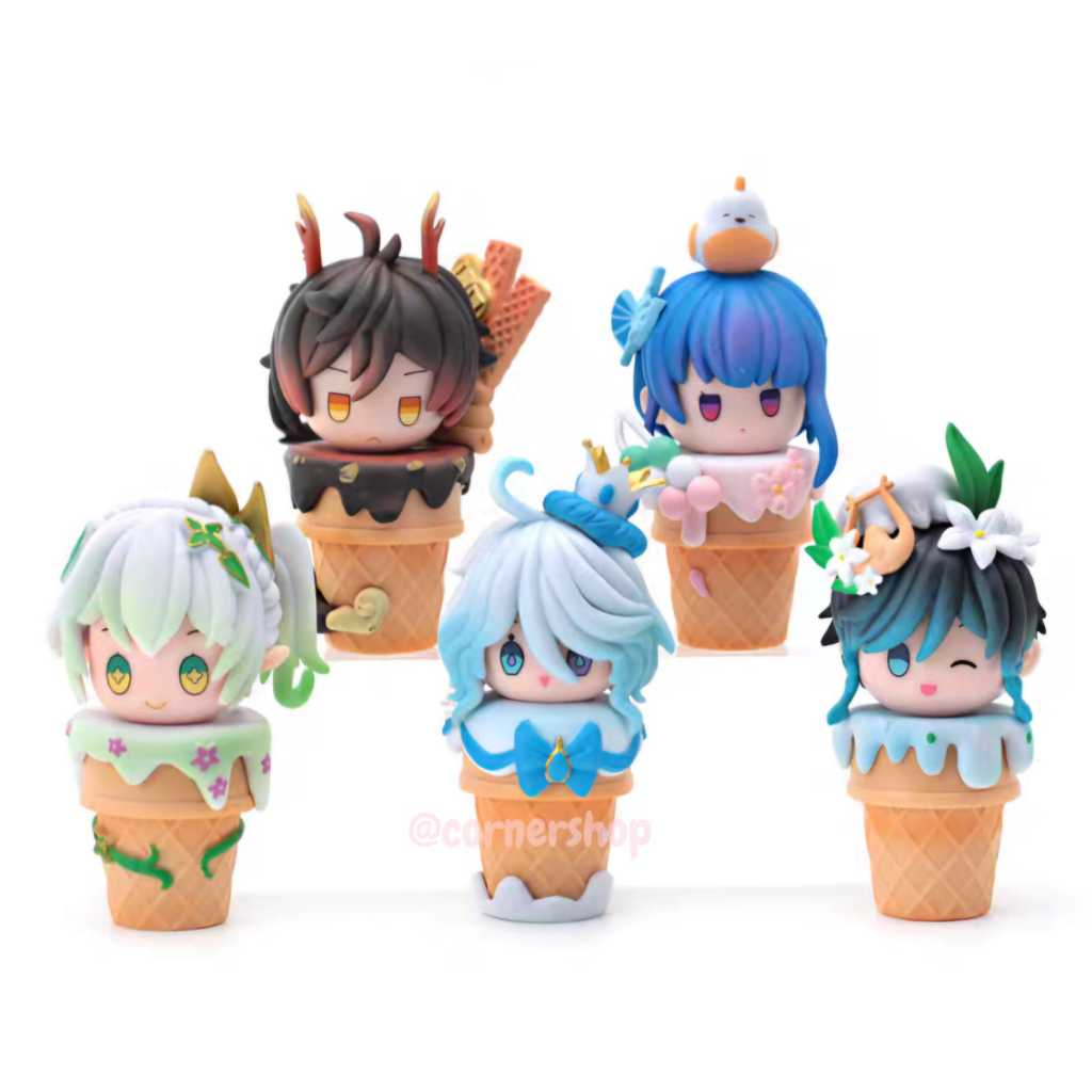 Jual [CornerShop] Figurine Genshin Impact Ice Cream Action Figur ...