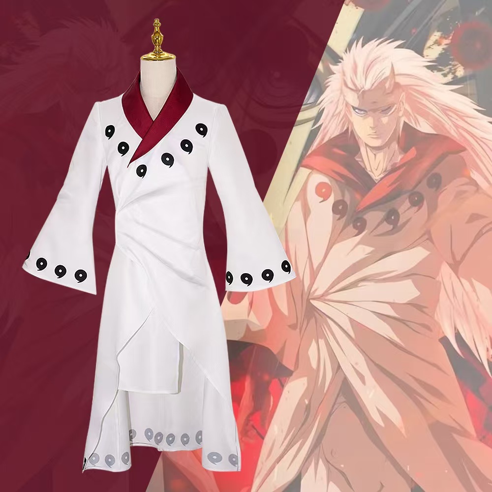 Jual Naruto Uchiha Madara cosplay costume with six reincarnation eyes ...