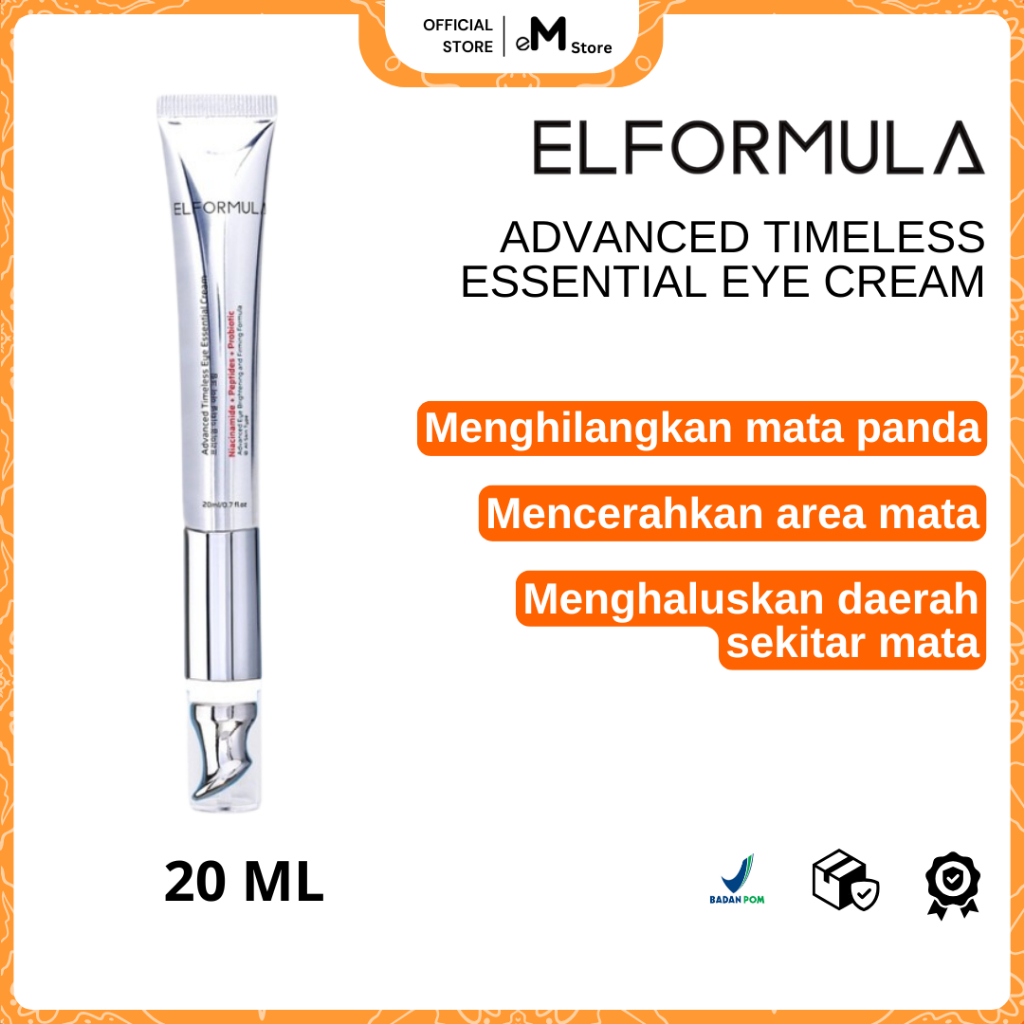 Jual ELFORMULA - Advanced Timeless Essential Eye Cream 20ML - Serum ...