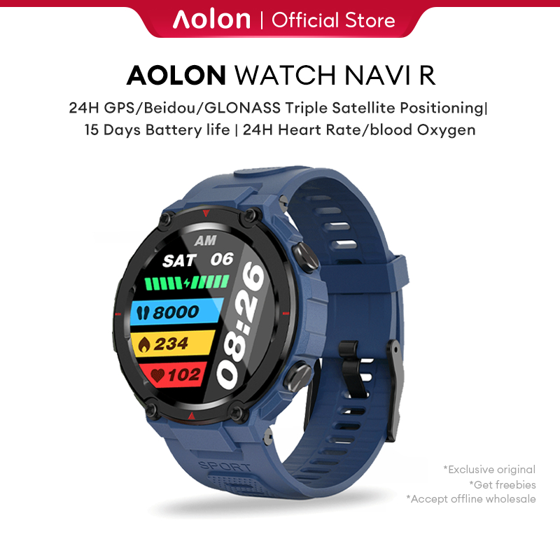 Jual Aolon NAVI R Smartwatch Original 1.32 IPS HD Screen Sport Models ...